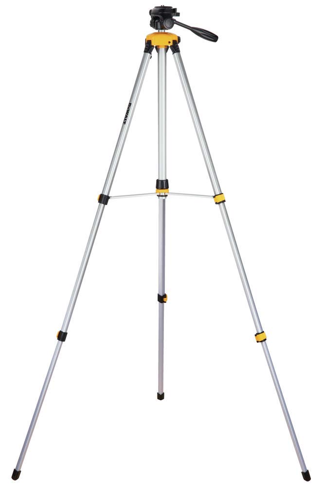 DEWALT Laser Level Tripod, ¼ x 20 Thread Mount, Collapsible Legs, Non-Skid Feet, Carrying Pouch Included (DW0881T)