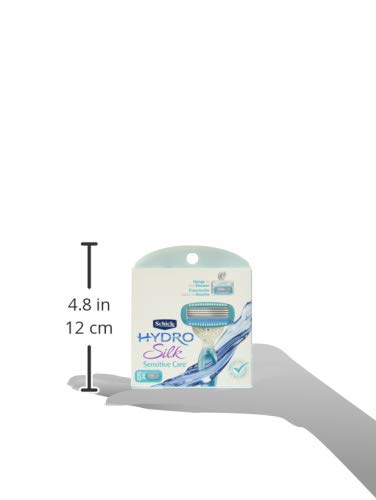 Schick Hydro Silk Moisturizing Razor Blade Refills for Women with Shower Hanger, 6 Count (Pack of 1)