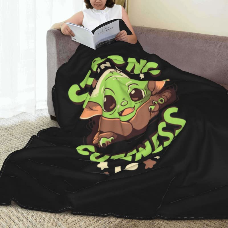 SDINAZ Throws Blanket Ultra-Soft Micro Fleece Blanket Throw for Kids Adults Throw Blanket for Couch Bed Sofa All Season (50in×40in)