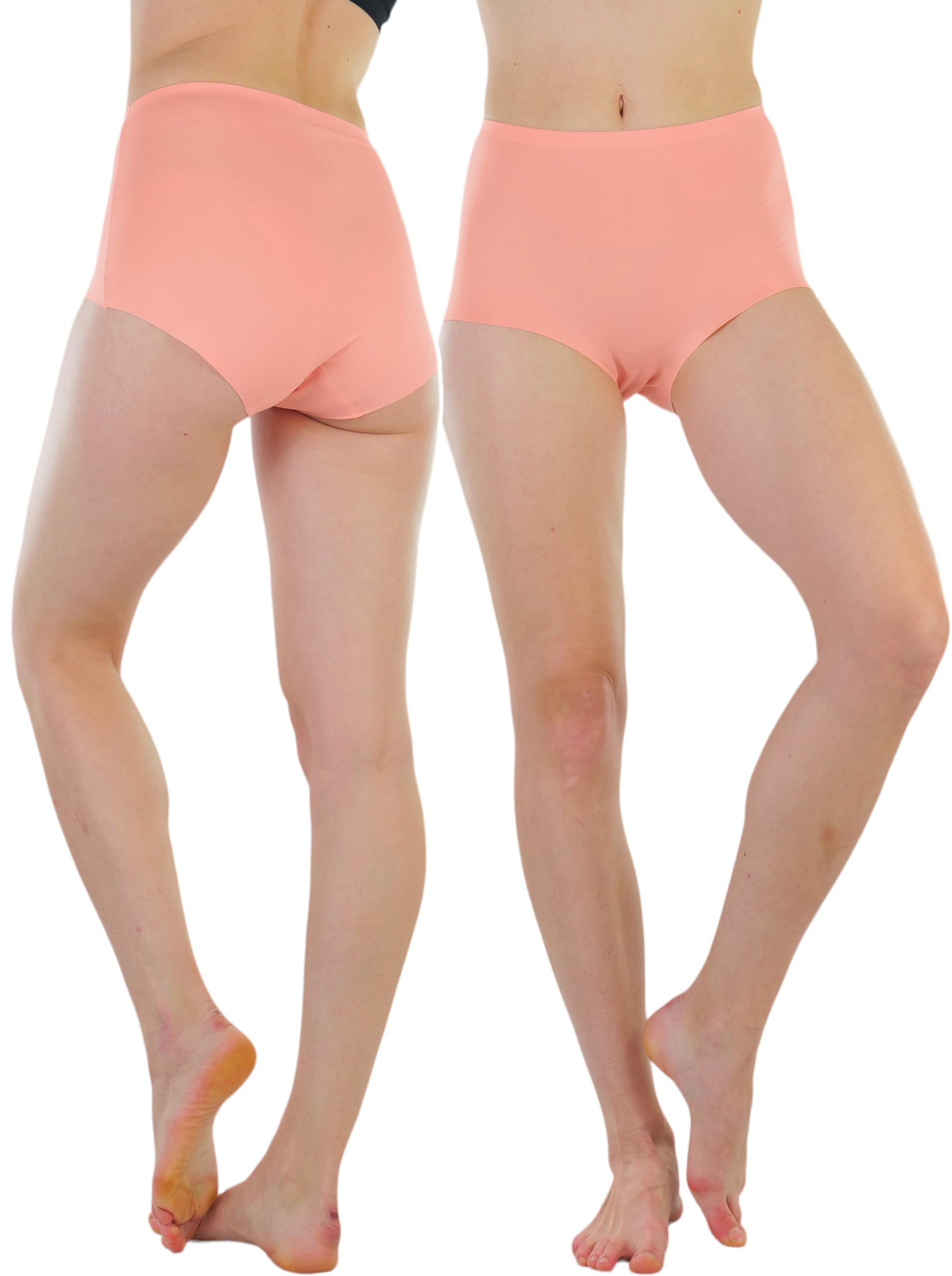 ToBeInStyle Women's 6 Pack High Laser Cut Panties - Assorted - XL