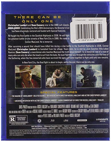 Highlander : 30th Anniversary [Bluray]