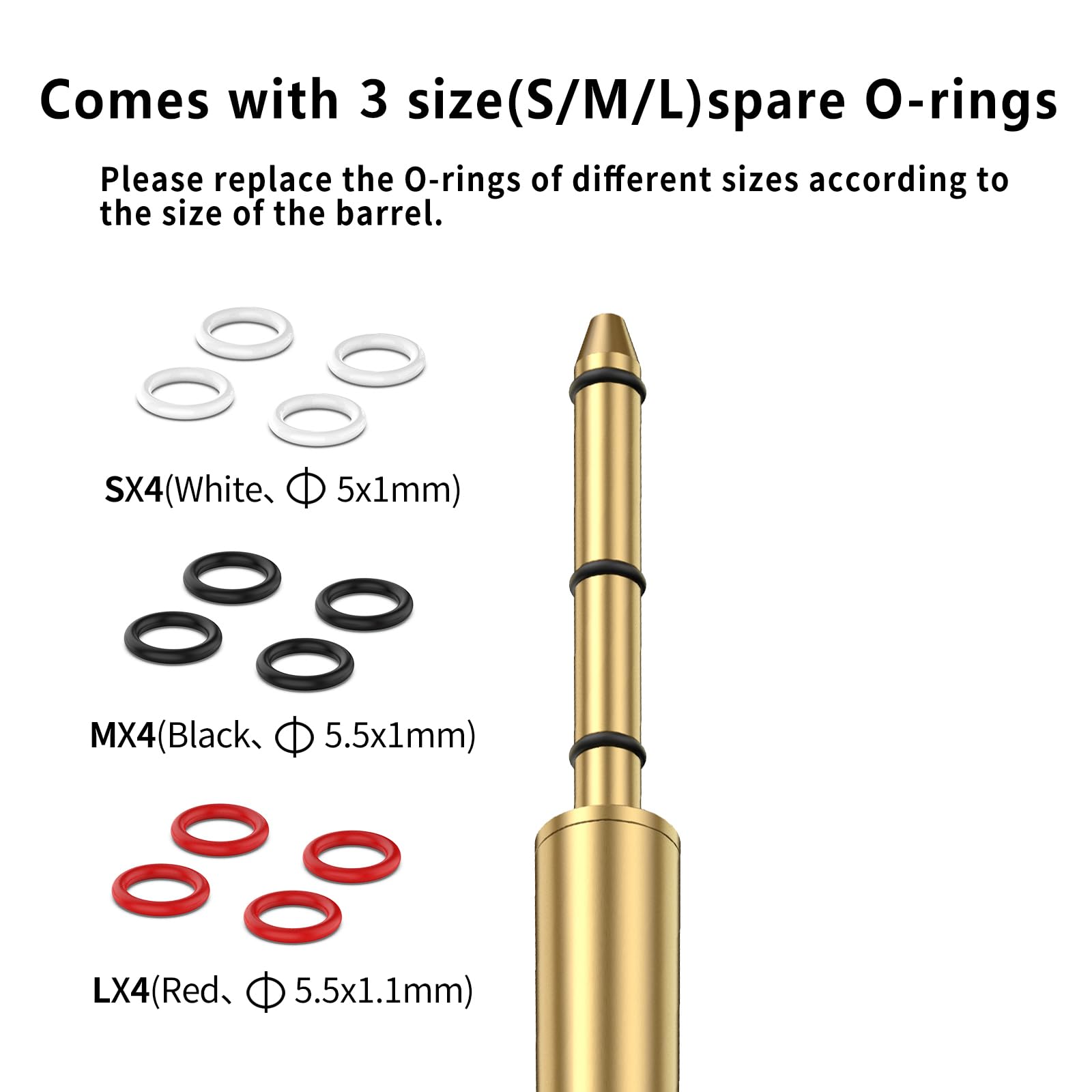 Tipfun .22LR Red Laser Bore Sight End Barrel Laser Boresighter Easy to Fit Revolvers Pistols Rifle and Air Guns