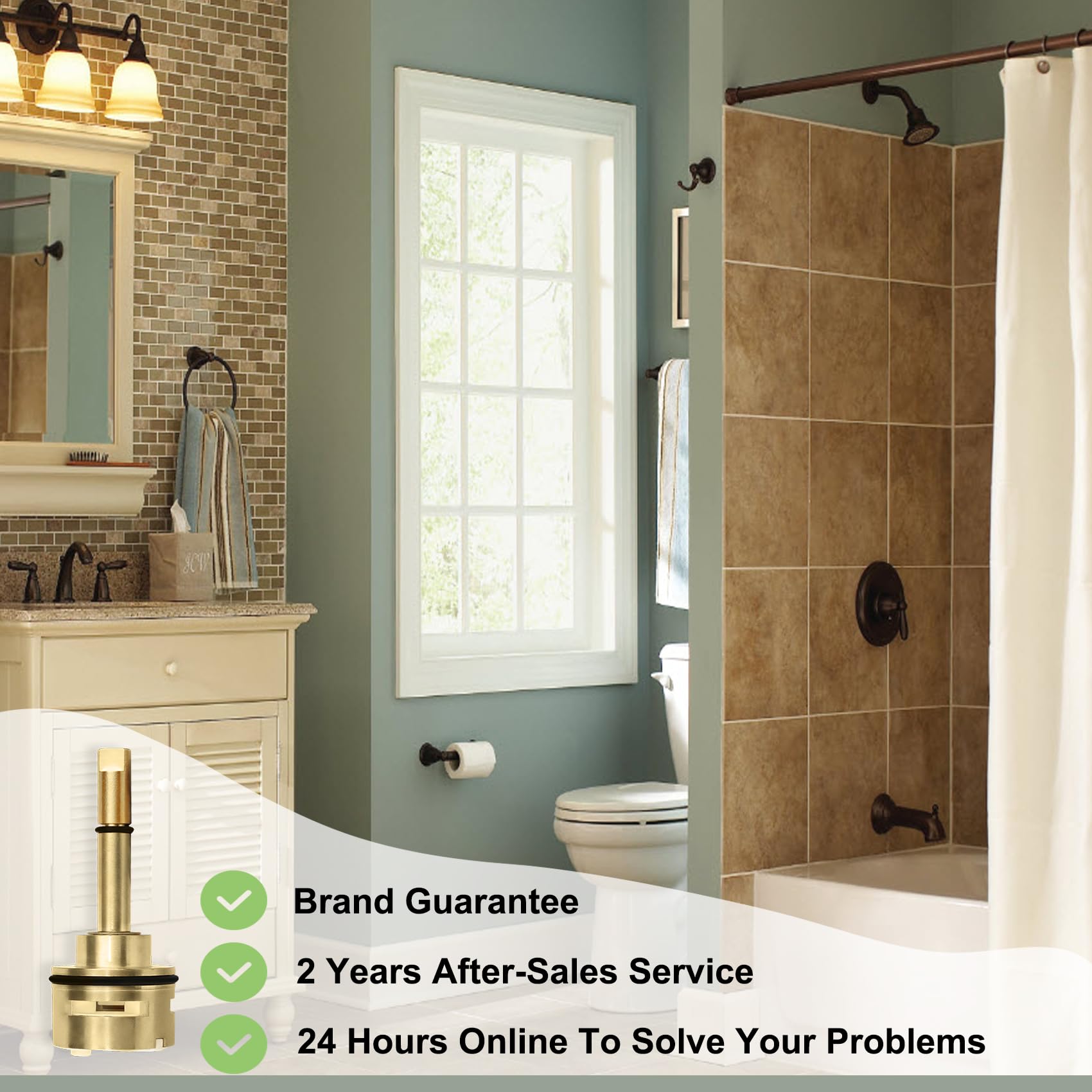 RP51919 6 Setting Diverter Cartridge, Works with Both Integrated and Individual Diverter Trims