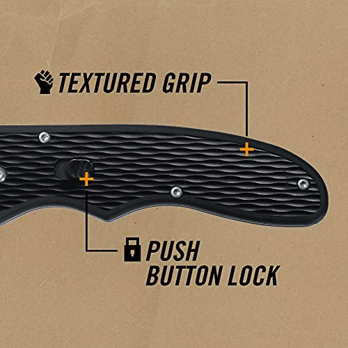 Gerber Gear 22-47162N Fast Draw Folding Assisted Opening Pocket Knife, Fine Edge, Black