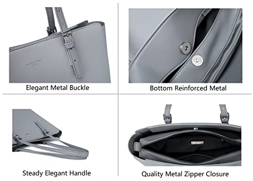 Shoulder Purse and Handbags for Women Medium Triple Compartment Satchel Crossbody Tote Bag Top Handle Satchel Bag