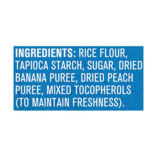 Gerber Snacks for Baby Teethers, Gentle Teething Wafers, Banana Peach, 1.7 Ounce, 12 Count Box (Pack of 6)