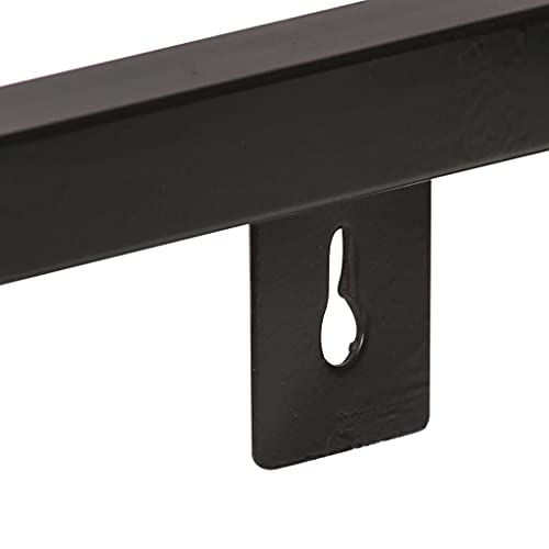 VanTook Floating Shelves Set of 2, 31.5 Inch Easy to Install Wall Mounted Shelves, Industrial Wall Shelves Rustic Wood Shelves for Wall Décor, Storage Shelves for Home Office, Natural
