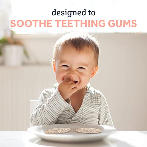 Gerber Snacks for Baby Teethers, Gentle Teething Wafers, Banana Peach, 1.7 Ounce, 12 Count Box (Pack of 6)