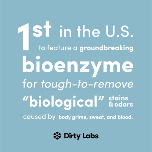 Dirty Labs | Scent Free | Bio Enzyme Laundry Booster | 48 Loads (1 lb) | Hyper Concentrated | High Efficiency & Standard Machine Washer | Nontoxic, Biodegradable | Stain & Odor Removal Enzyme Boosters