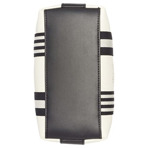 Calvin Klein Millie 2 in 1 Triple Compartment Mini Satchel Crossbody, Cherub White/Black