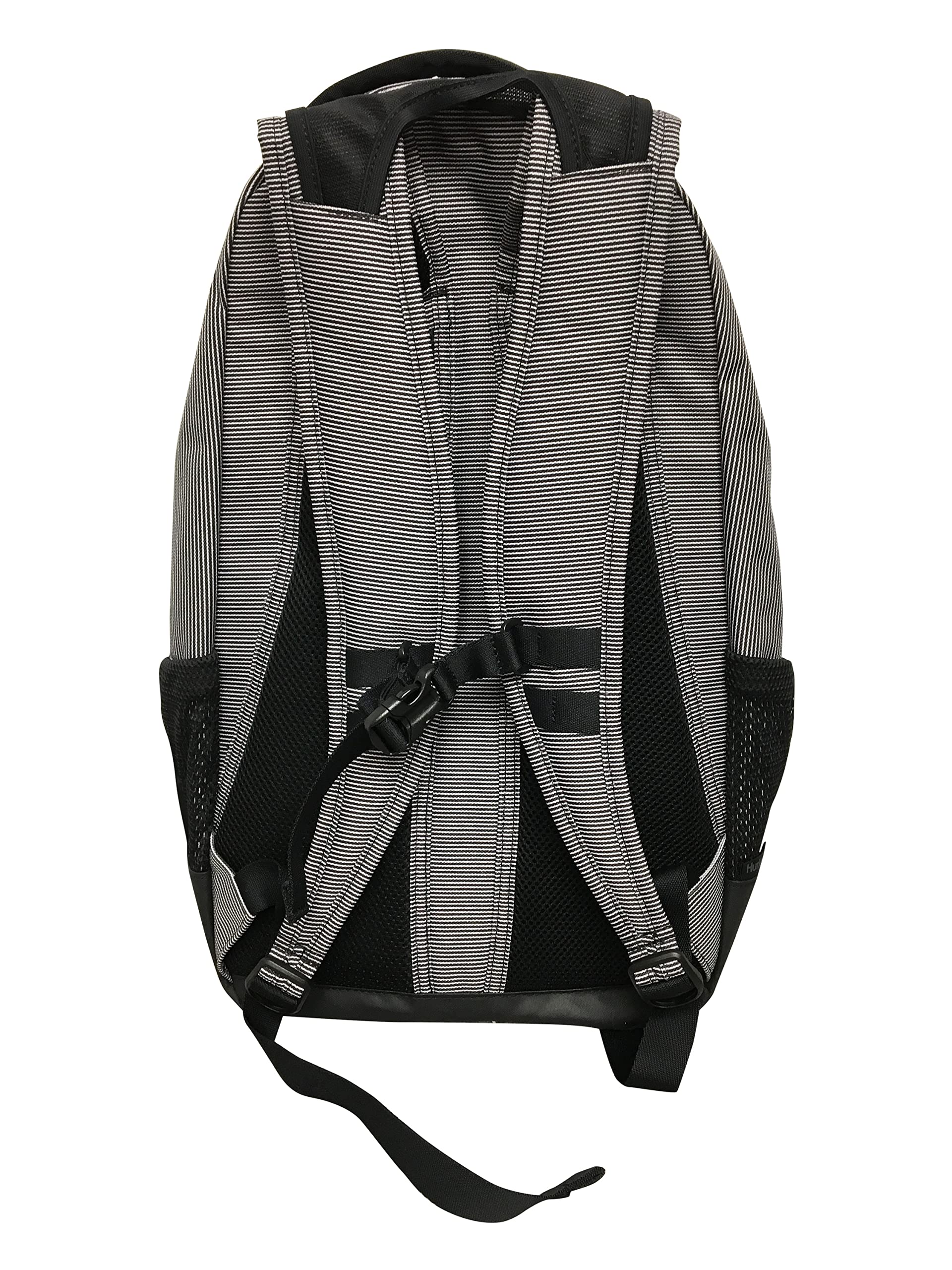 Hurley Patrol II Backpack with Laptop Sleeve, Black/White