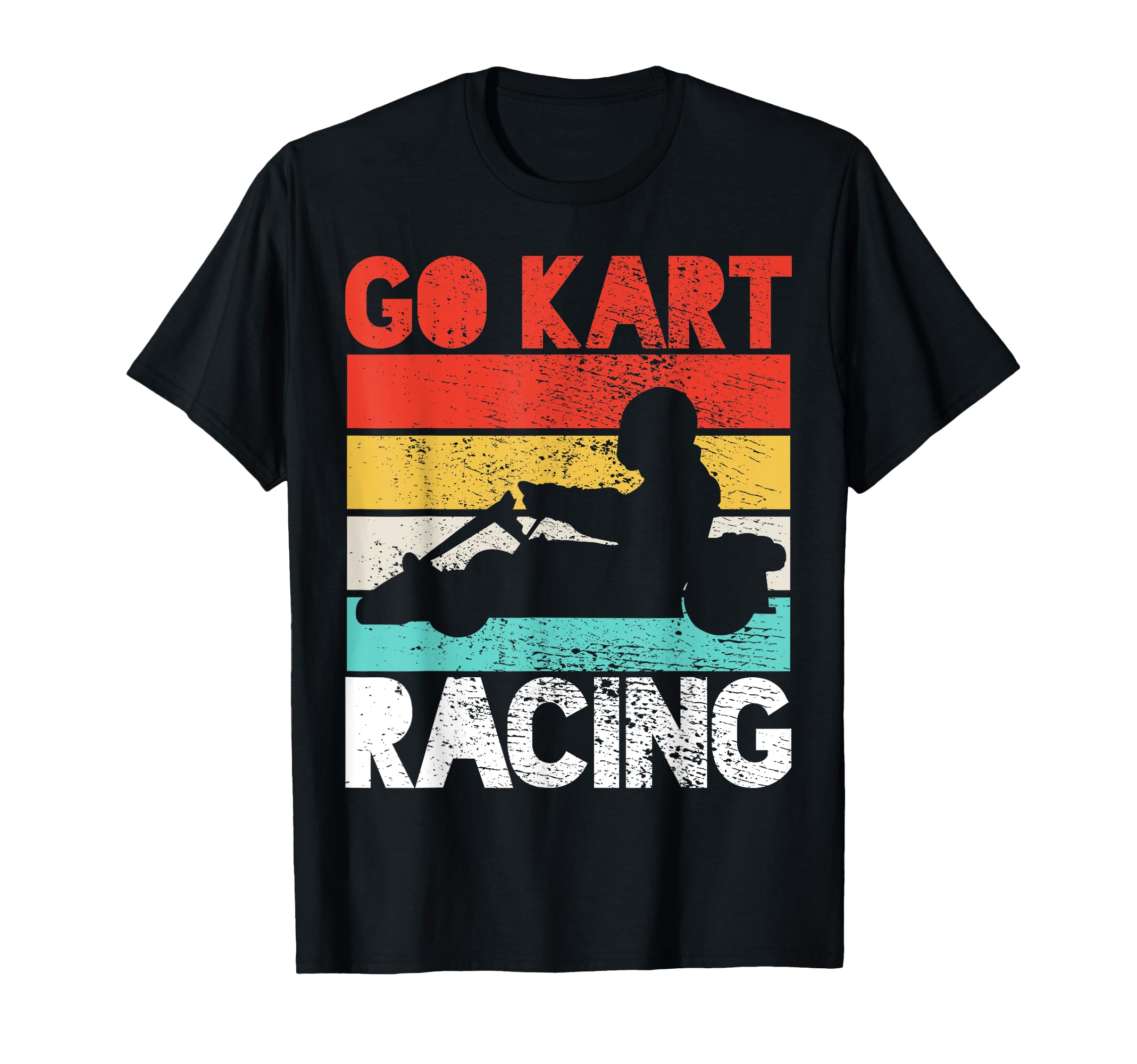 Go Kart Racing Vintage Retro T-Shirt