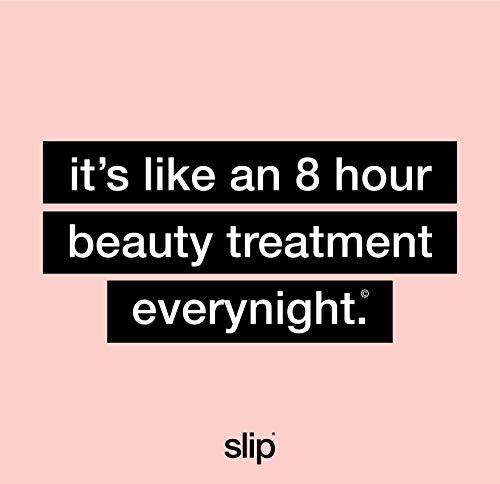 Slip Silk Sleep Mask, Black (One Size) - 100% Pure Mulberry 22 Momme Silk Eye Mask - Comfortable Sleeping Mask with Elastic Band + Pure Silk Filler and Internal Liner