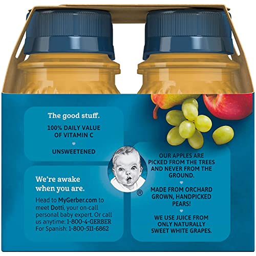 Gerber 100% Juice Variety Pack 16oz (Pack of 3)