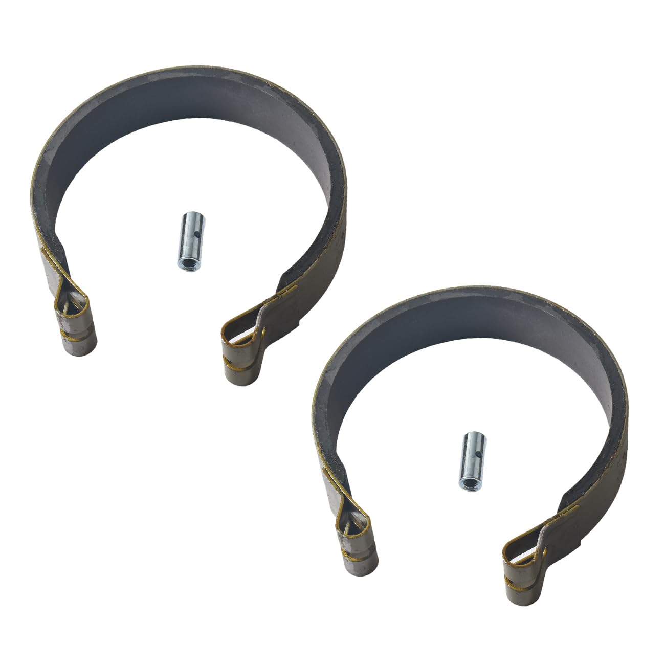 awtetpje Go Kart Mini Bike 4" Brake Band & Pin for 4 inch Go-Cart ATV Minibike Brake Drum 2 Pack