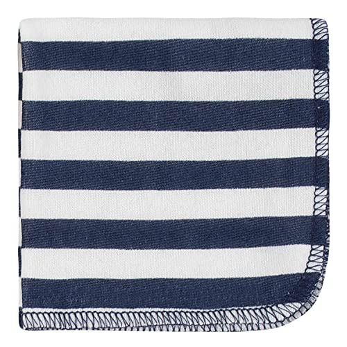 Gerber Baby 10-Pack Terry Washcloths, Blue Fox, One Size