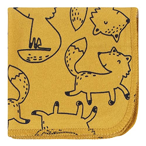 Gerber Baby 10-Pack Terry Washcloths, Blue Fox, One Size