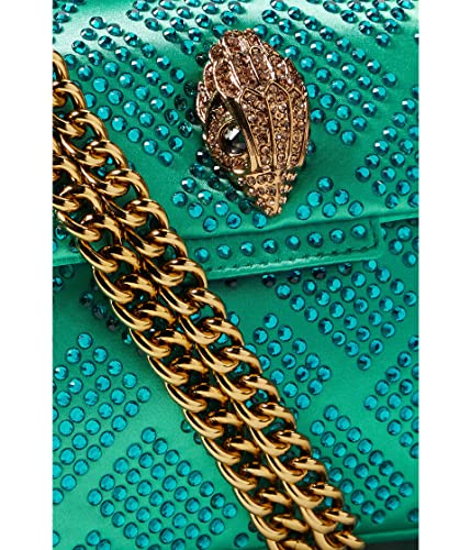 Kurt Geiger London Fabric Mini Kensington Crossbody Green 3 One Size