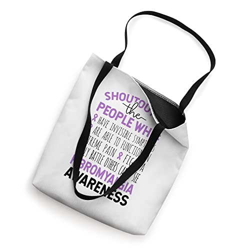 Shoutout To The People, Fibromyalgia Awareness Tote Bag
