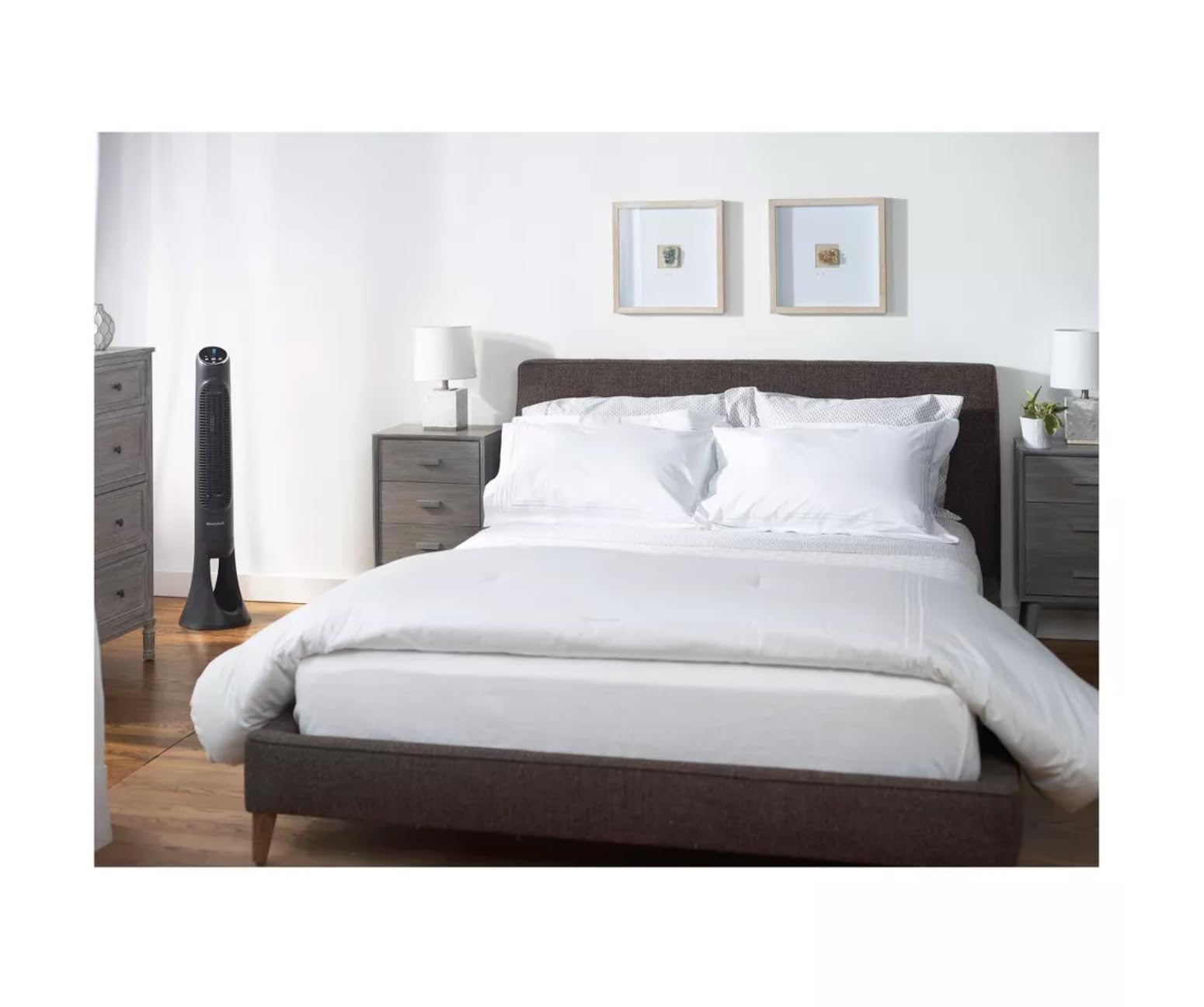 Quiet-Running 8-Speed Oscillating Tower Fan