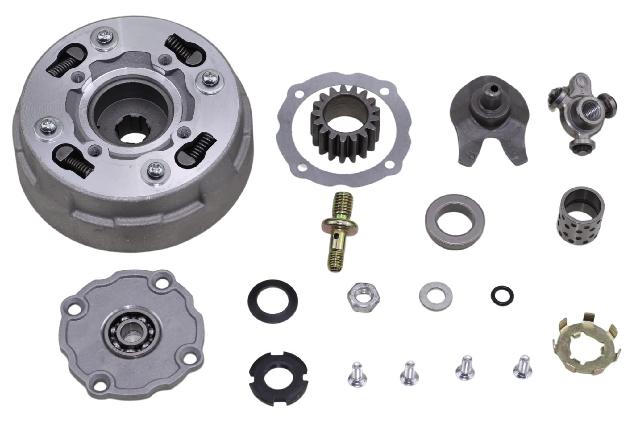 TRKIMAL Semi Auto Clutch Assembly 18Teeth For 50cc 70cc 90cc 110cc 125cc 135cc Engine Dirt Bikes ATV Quad Go-Kart Taotao (18Teeth)