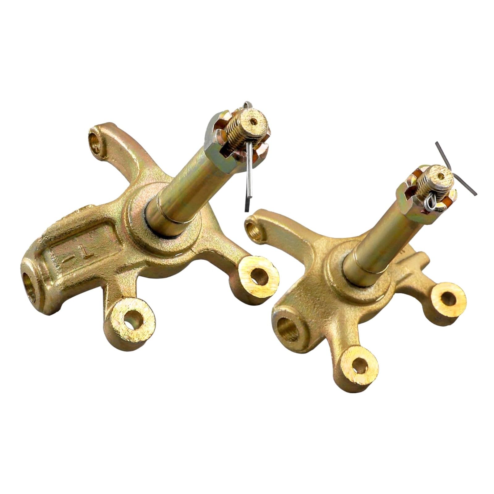 CWTD 17mm Left & Right Front Wheel Steering Knuckle Spindle for 70cc110cc 125cc ATV Quad Wheel Hub Go Kart ATV Quad Buggy