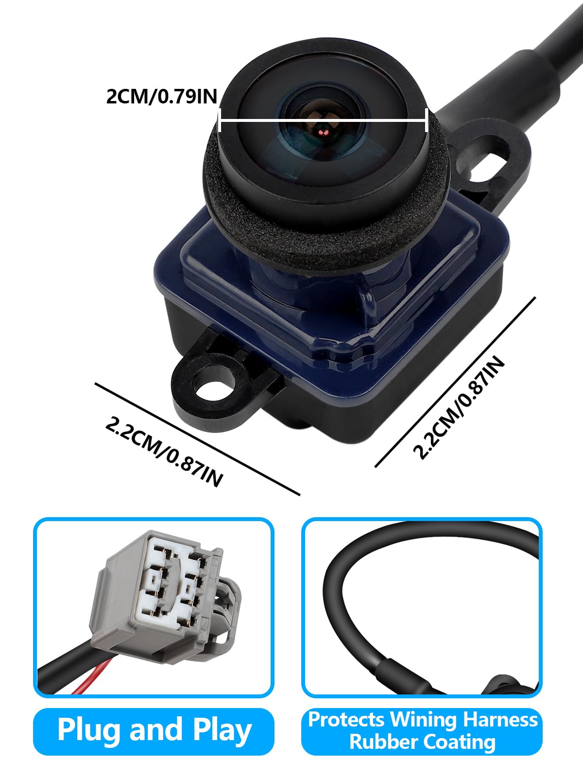 Rear View Backup Camera Compatible for Dodge Journey 2011-2019 Reverse Camera Replaces 56054158AB 56054158AC 56054158AD 56054158AE 56054158AF 56054158AG