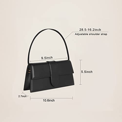 Shoulder Bags for Women, Square Hobo Tote Handbag Mini Clutch Purse Small Shoulder bag Cross Body Purse Handbag black