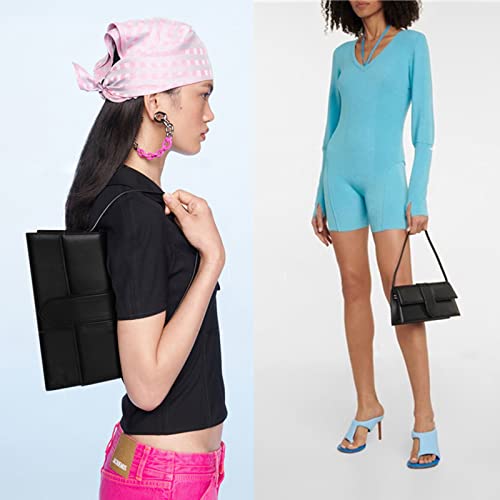 Shoulder Bags for Women, Square Hobo Tote Handbag Mini Clutch Purse Small Shoulder bag Cross Body Purse Handbag black