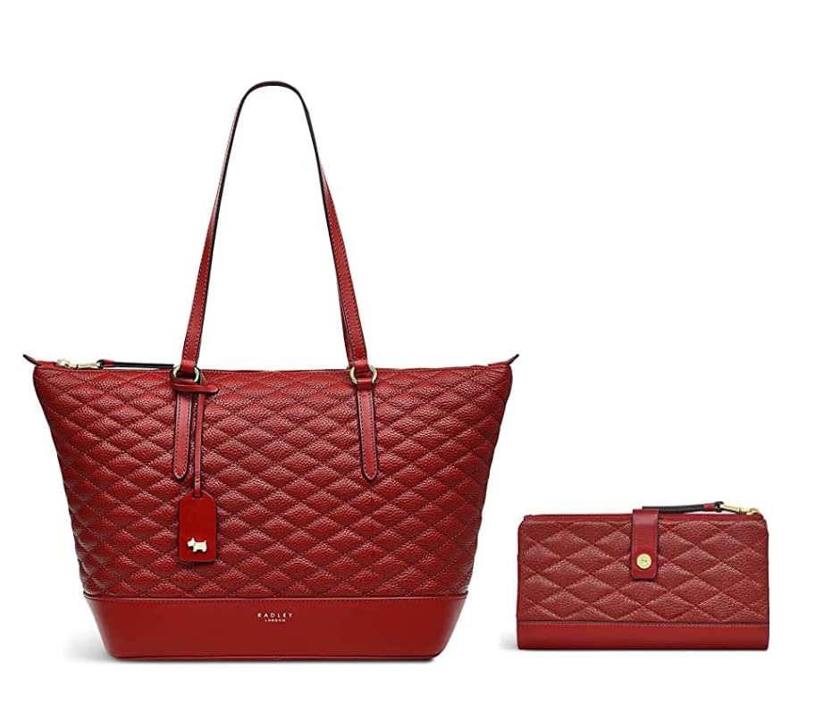 RADLEY London Angel Street - Quilt - Medium Ziptop Tote & Large Bifold Wallet