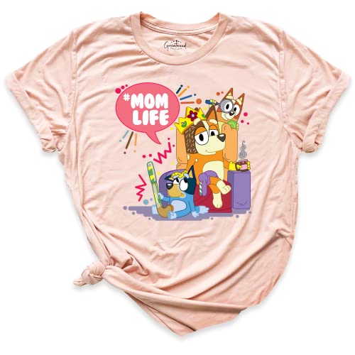 Bluey Shirt Adult, Bluey Mom Shirt, Bluey Mom Life Shirt, Bluey Adult Shirt, Bluey Shirts For Women, Bluey Shirt, Gifts For Mom, Mothers Day Gift Shirt