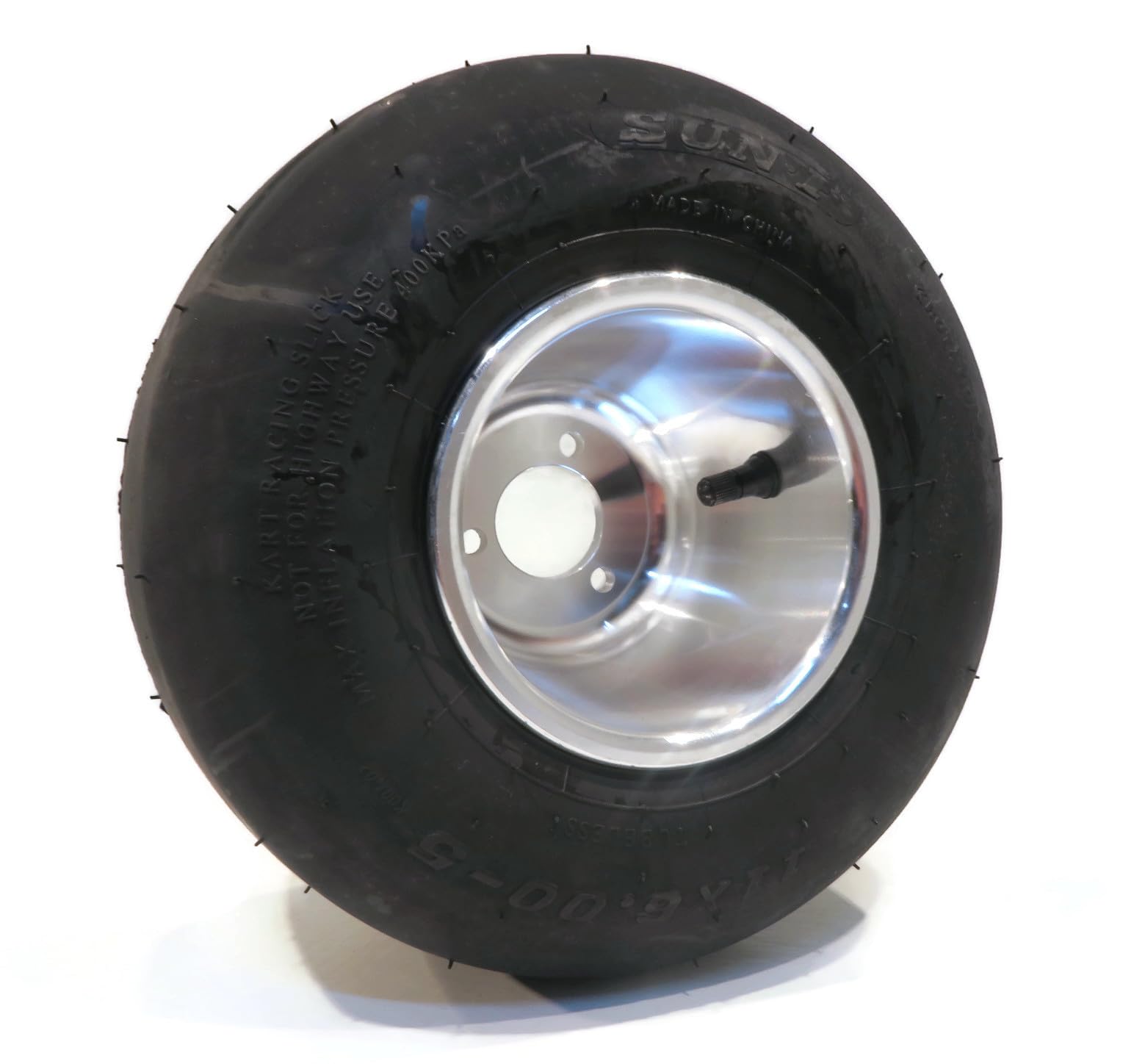 The ROP Shop | (Pack of 2) Tubeless Racing Slick Tire 11x6.00-5 with Aluminum Wheel for Go Kart
