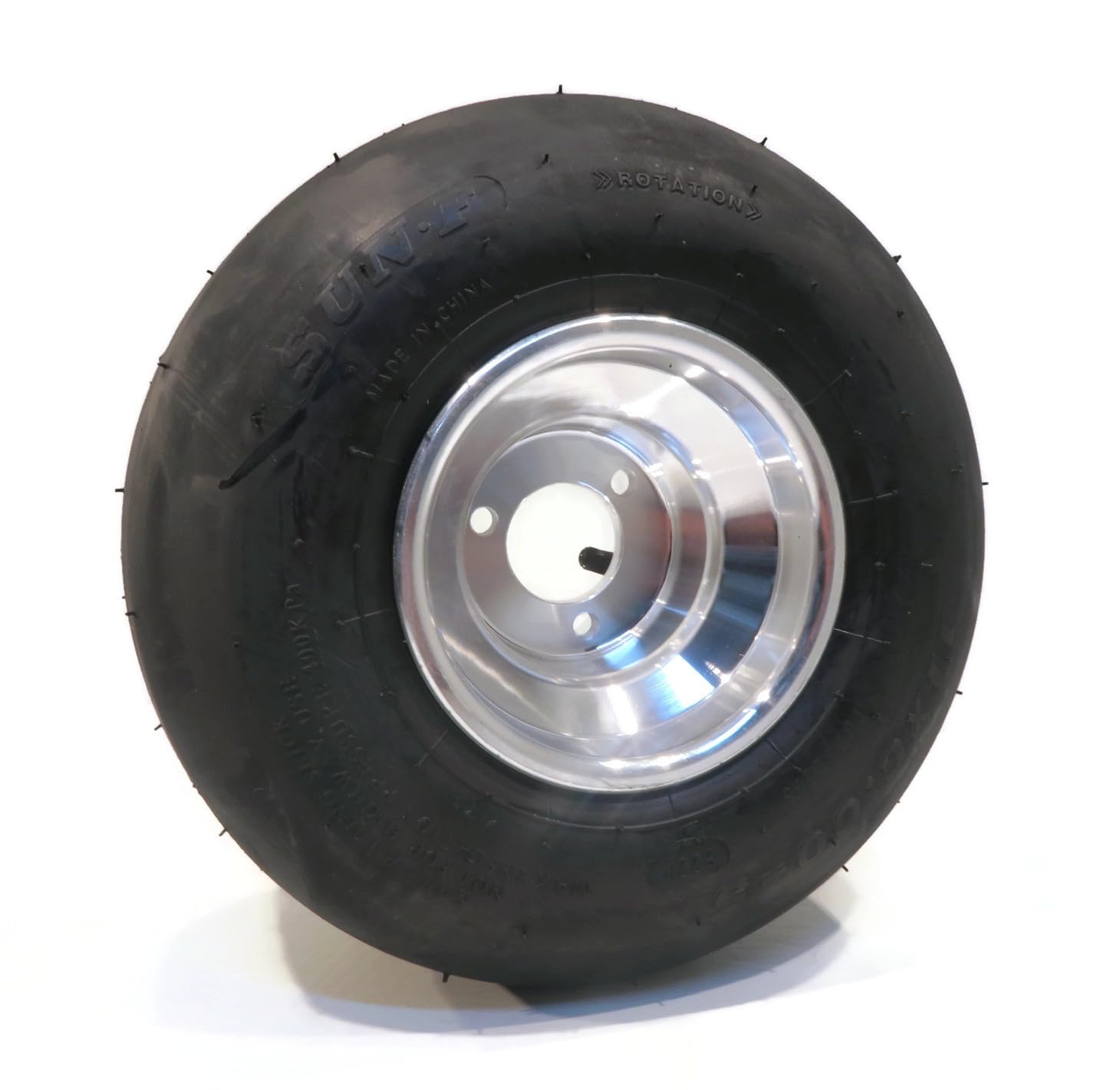 The ROP Shop | (Pack of 2) Tubeless Racing Slick Tire 11x6.00-5 with Aluminum Wheel for Go Kart