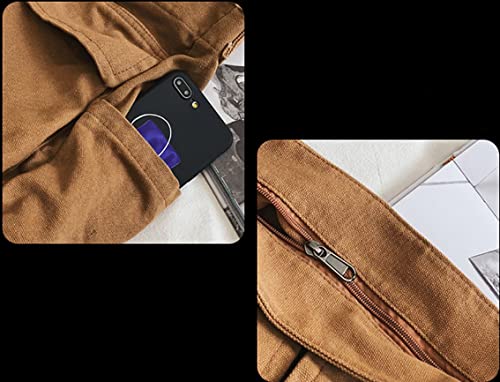 Women Men Hobo Canvas Messenger Bag Large Bag Multi Pocket Canvas Messenger Bag Hobo Handbag Cross Bag Green