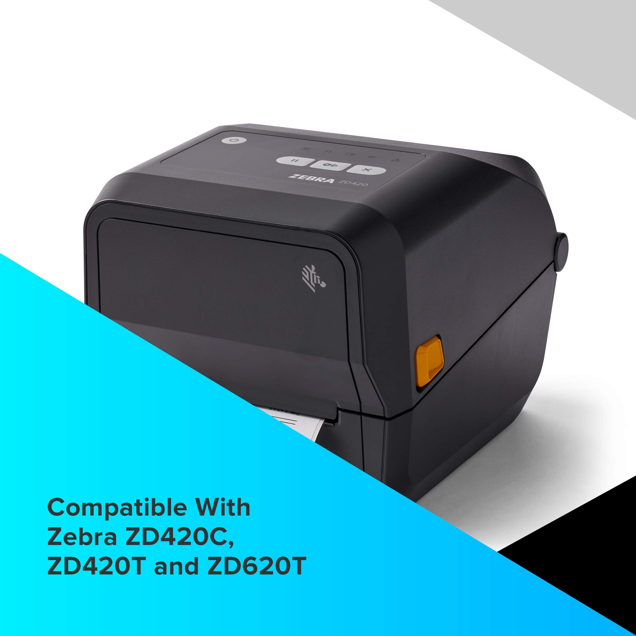 Zebra - Peeler Attachment for ZD420c, ZD420t, and ZD620t Thermal Transfer Desktop Printers - Field Installable - P1080383-018