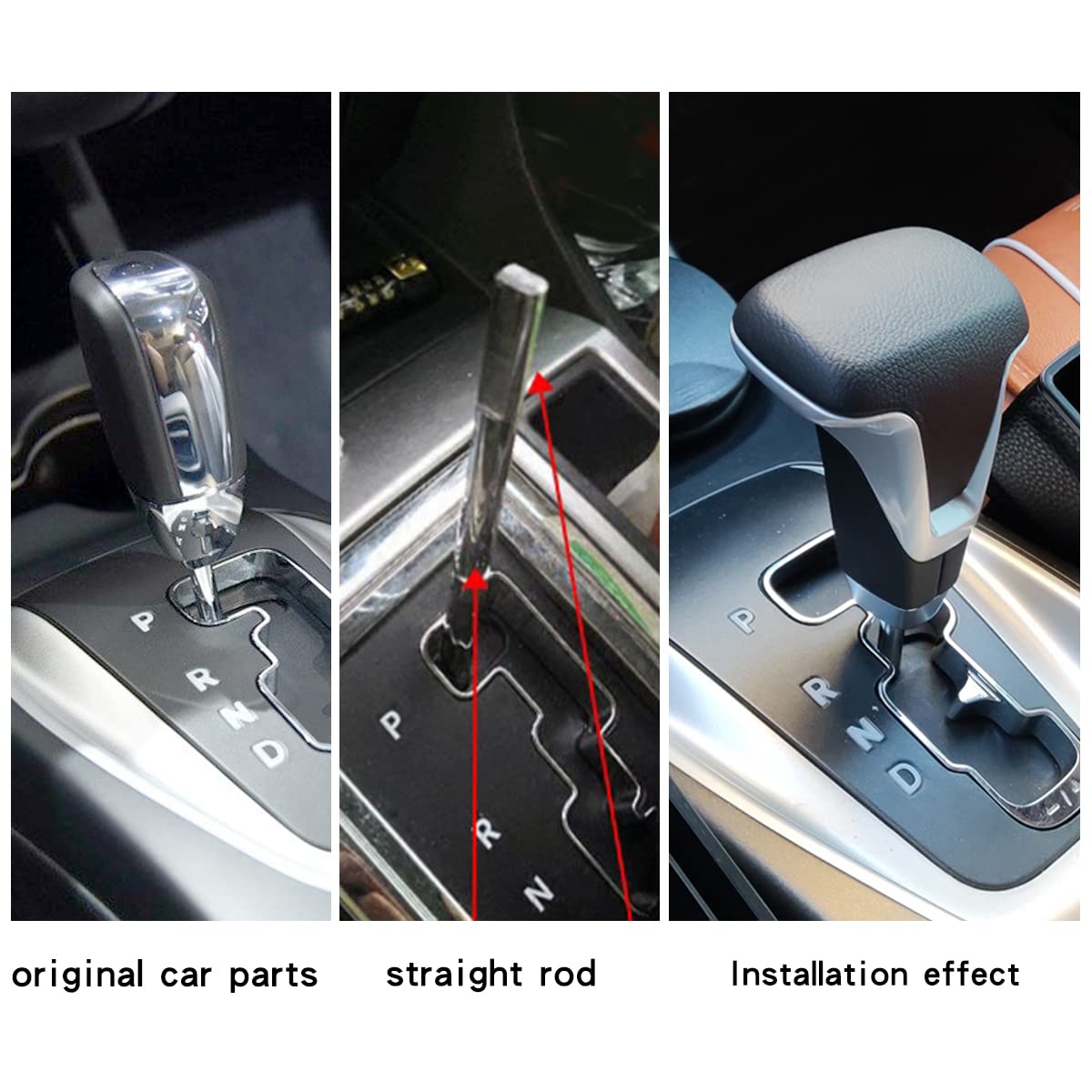 LEOHUNPAIL Gear Shift knob Automatic Accessories Compatible with Dodge, Chrysler 300C, Fiat