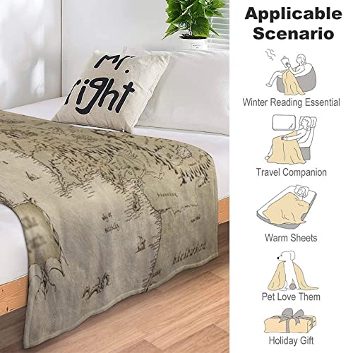 Super Soft Blanket Flannel Throw Blanket Bedding Lightweight Soft All Season Sofa Bed Couch 50"x40"