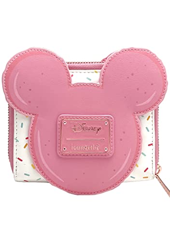 Loungefly X LASR Exclusive Disney Minnie Macaron Zip Wallet - Fashion Cosplay Disneybound Fantasia Cute Wallets