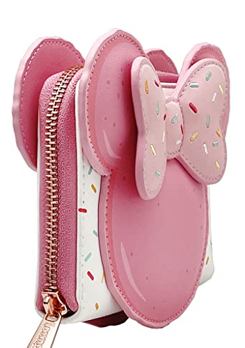 Loungefly X LASR Exclusive Disney Minnie Macaron Zip Wallet - Fashion Cosplay Disneybound Fantasia Cute Wallets