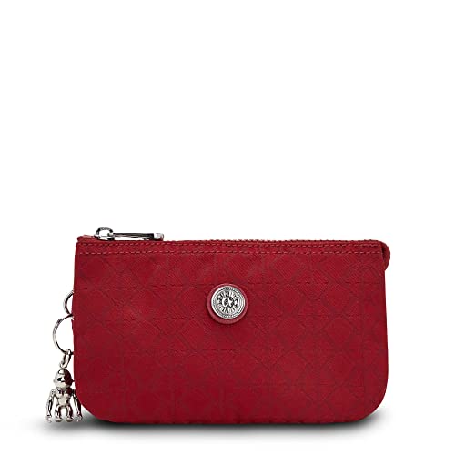 Kipling Creativity Large Pouch Signature Red