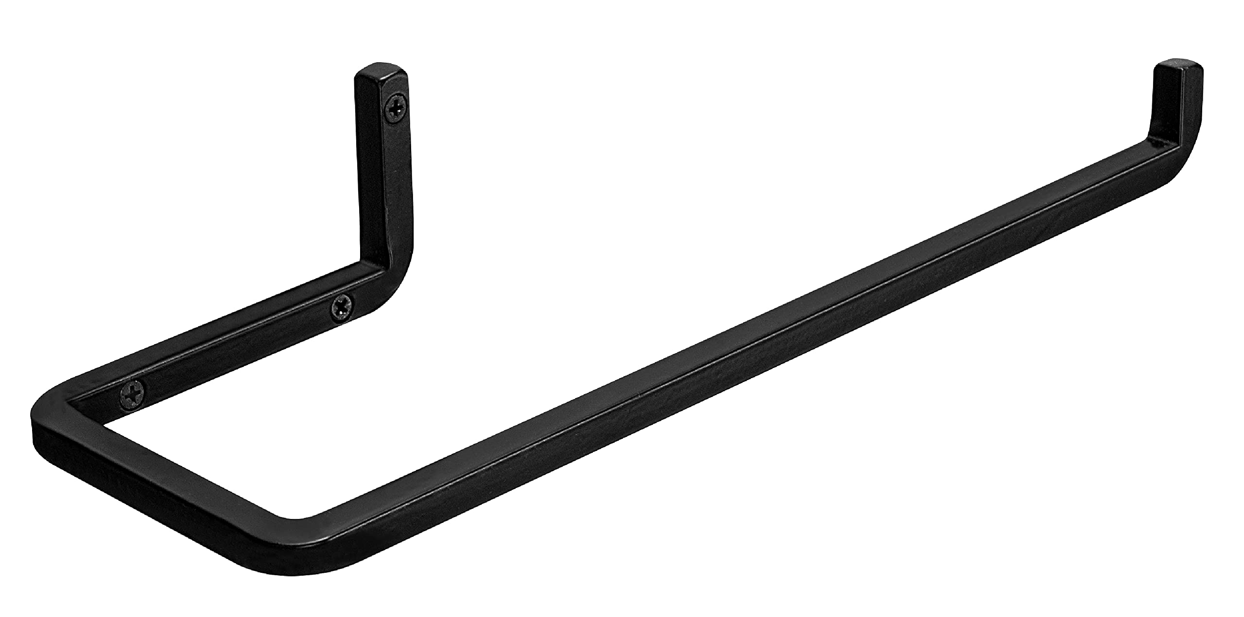 Wrought Iron Wall Mount Basic Paper Towels Holder for Kitchen, Rustic Towel Rack