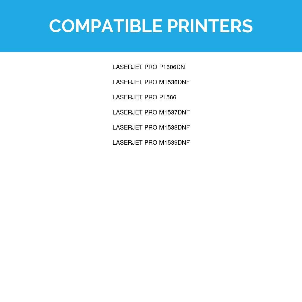LD Products Compatible HP 78A CE278A Toner Cartridge Replacement for LaserJet Pro: M1536dnf, M1537dnf, M1538dnf, M1539dnf, P1566, P1606dn (Black, 4-Pack)