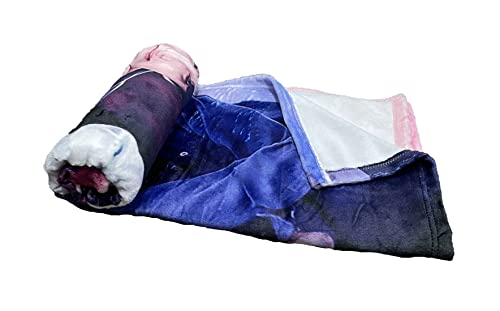 BTS Merchandise Kpop Throw Blanket | BTS Merch Fuzzy Soft Fleece Blanket | 4 Different BTS Blanket Designs (60”x40”)