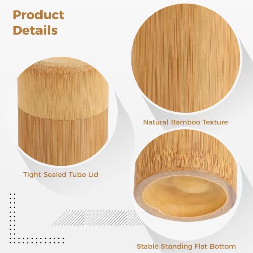 Bamboo Scattering Urn Set, 4PCS Small Bamboo Scattering Urns for Human Ashes, Cremation Ashes Tube Urns for Human Male Female Ashes, Dog Cat Pet Ashes Tube Urn