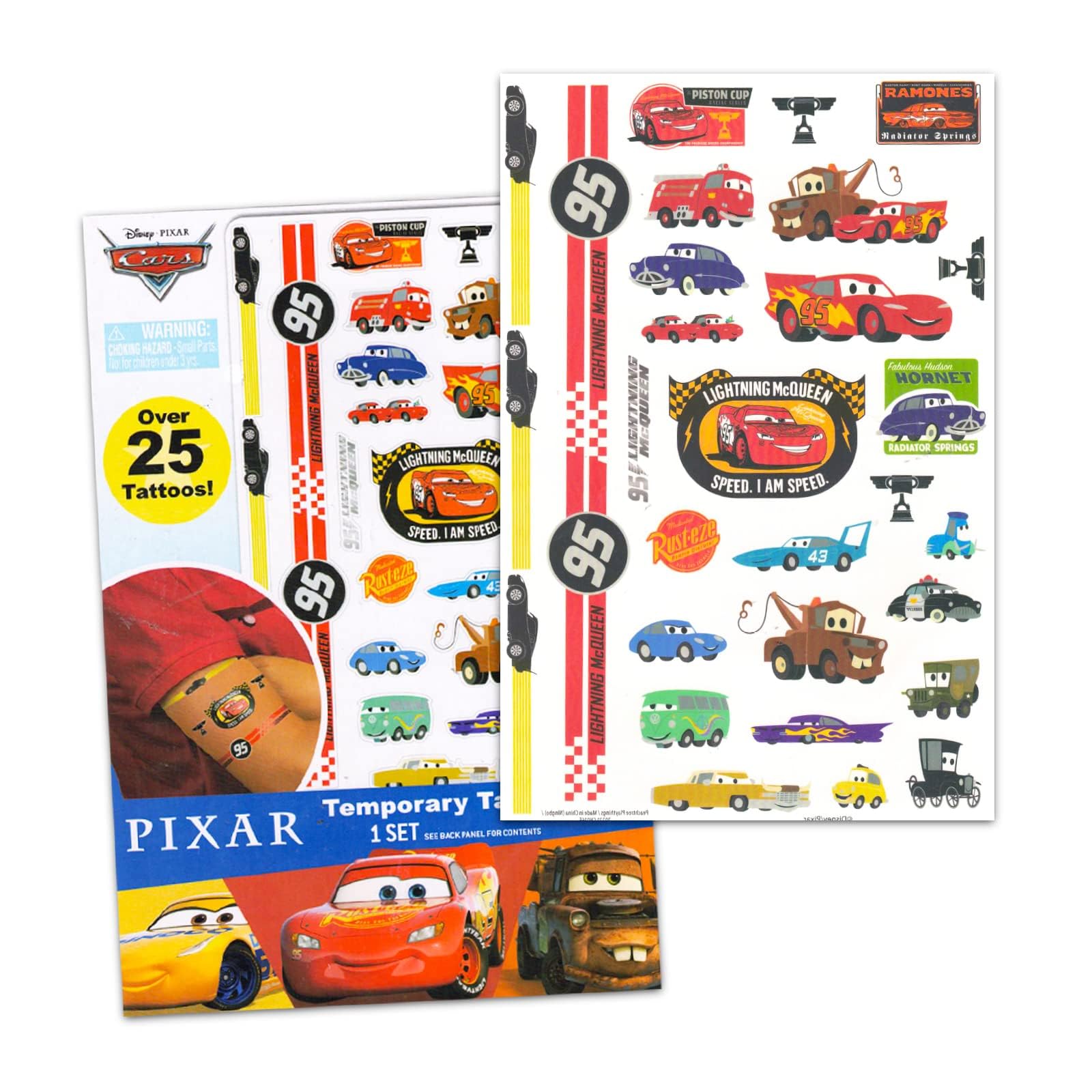 Disney Cars Backpack for Toddlers ~ Deluxe 11" Mini Cars Preschool Backpack