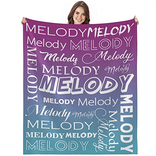 Eikione Personalized Name Blanket for Kids Adults Custom Blankets with Name for Girls Boys Gift Ideas for Birthday Wedding Christmas Valentines Day Children's Day, 60"x50"
