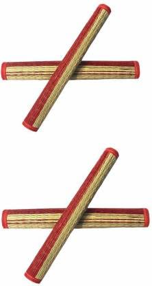 Pooja Aasan Puja Asan Mat Puja Asana Kusha Asan Madurkathi/Kusha Grass/Korai Pai 18'X18' Set of 2 Pieces, Orange Blue Colror