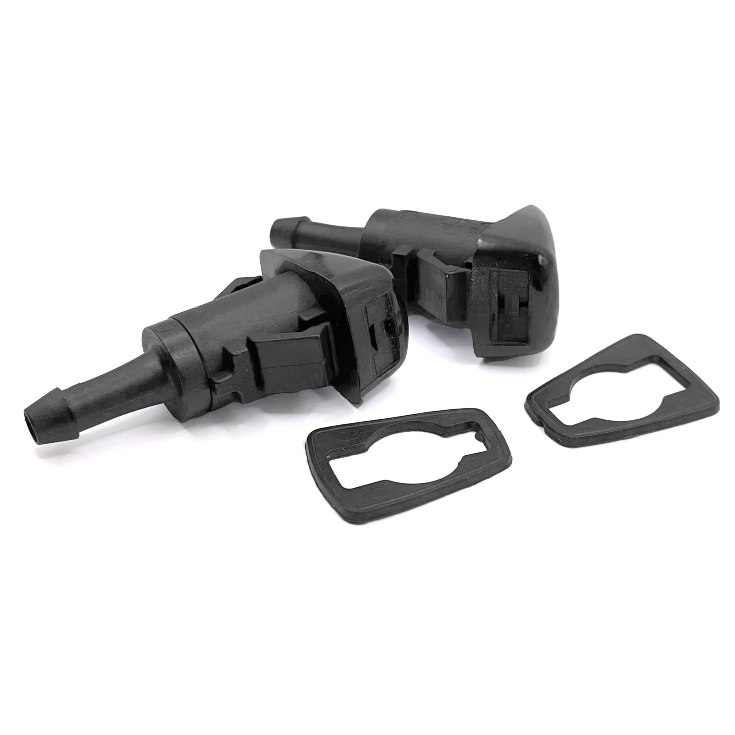 Click&Fit Windshield Washer Nozzles compatible with 05-10 Jeep Grand Cherokee, 08-15 Patriot, 07-10 Compass Caliber, 07-16 RAM 1500 2500 3500, Chrysler 300 β Wiper washer sprayers replacement