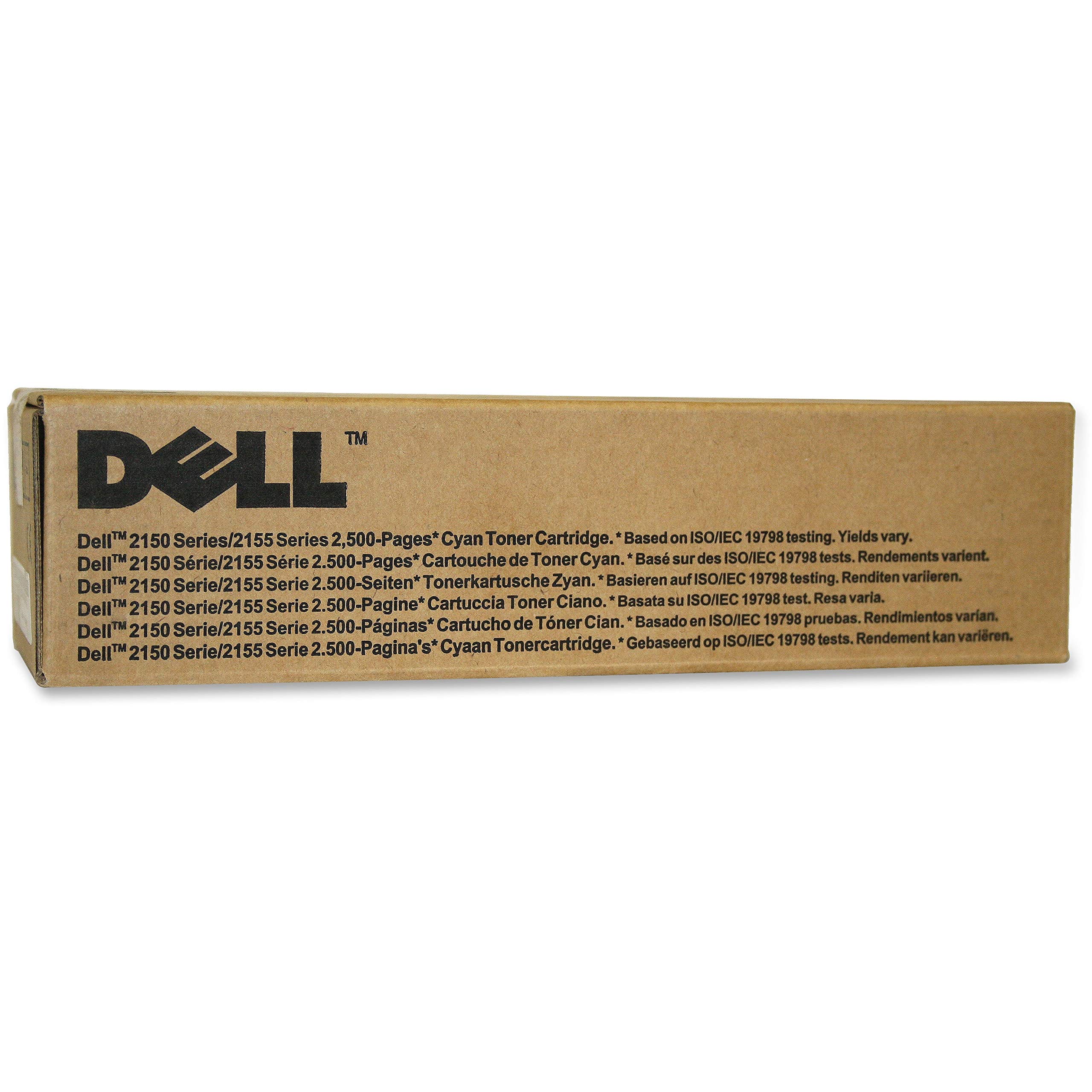 Dell 769T5 2150 2155 Toner Cartridge (Cyan) in Retail Packaging