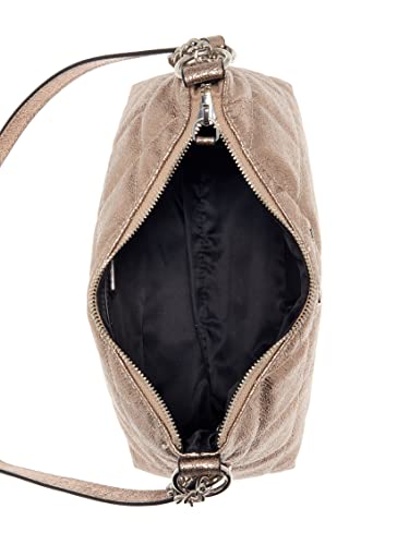 GUESS Factory Women's Hoboken Metallic Zip-Top Crossbody